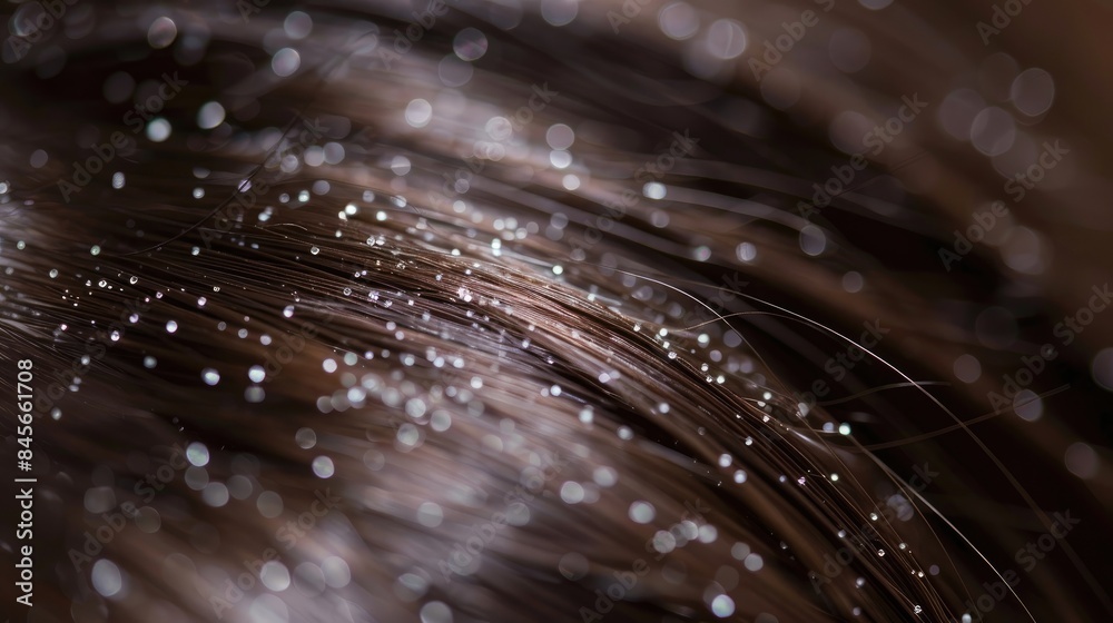 Preventing and Managing Dandruff Visualization of Flakes on Hair and ...
