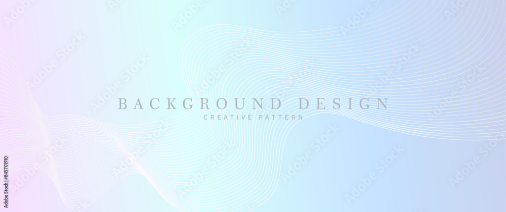 Elegant background with line pattern on luxury pastel color gradient ...