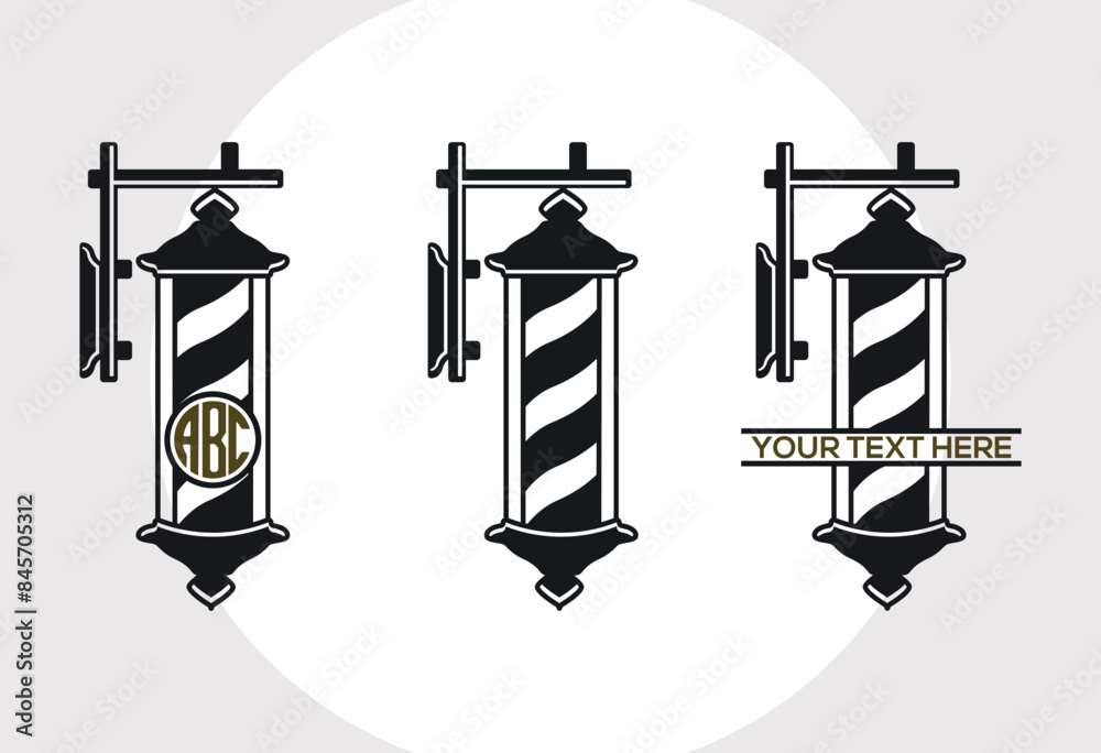 Barbers Pole SVG, Barber Light Svg, Hairdresser Svg, Barbershop Salon ...