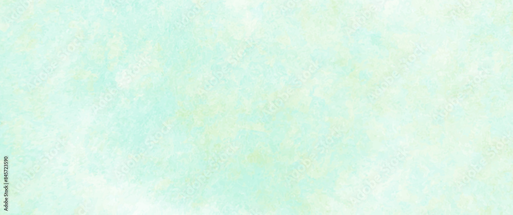 Light green vector watercolor art background with old paper texture for ...