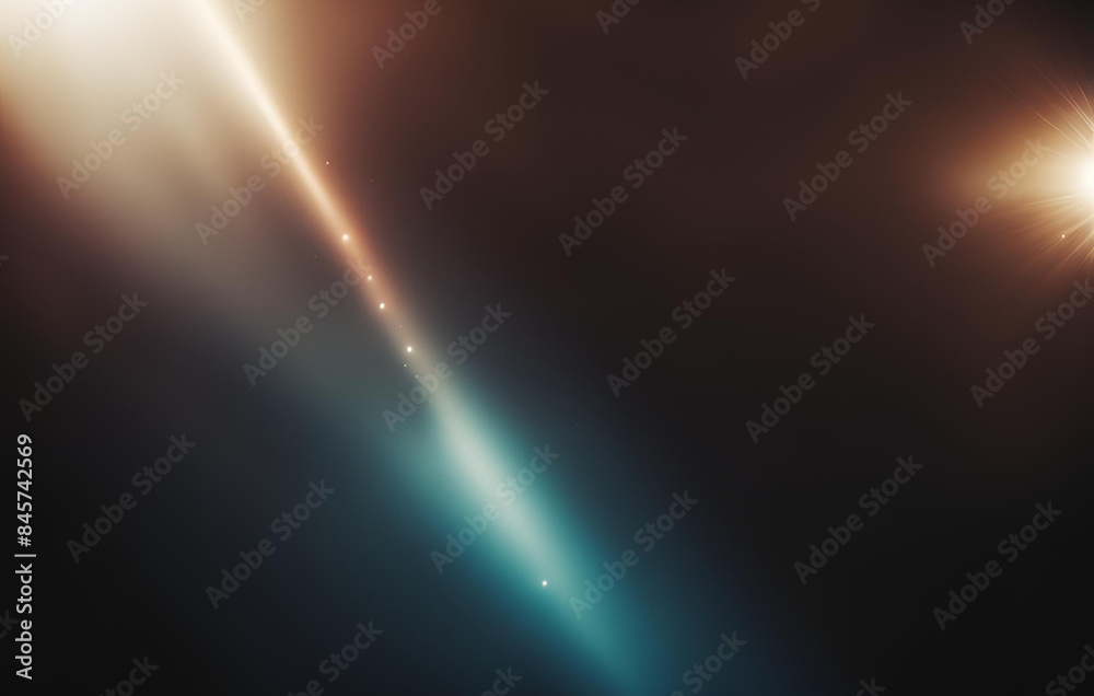 Rainbow Film Style Lens Flare. Rainbow Lens Optical Flare Film Dust ...