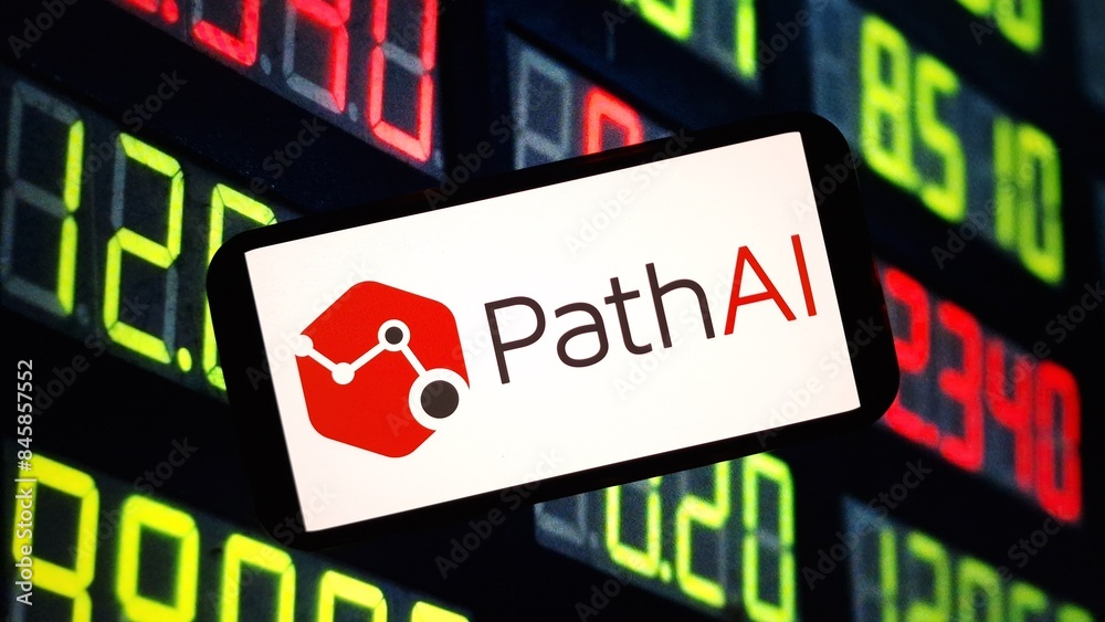 Konskie, Poland - June 10, 2024: PathAI technology company logo ...