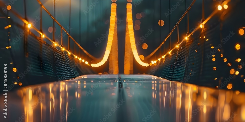 Bridging data silos visually for system communication and integration. Concept Data Integration ...