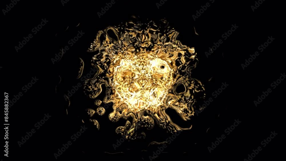 Explosion shockwave effect and divergent wave on a transparent ...