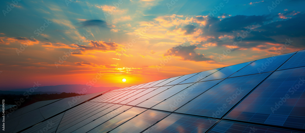 Foto de Panel solar energy photovoltaic power roof sun home cell system ...