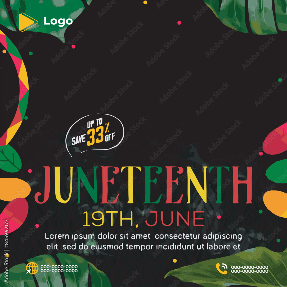 Celebration Juneteenth design or Juneteenth poster design | Freedom day ...