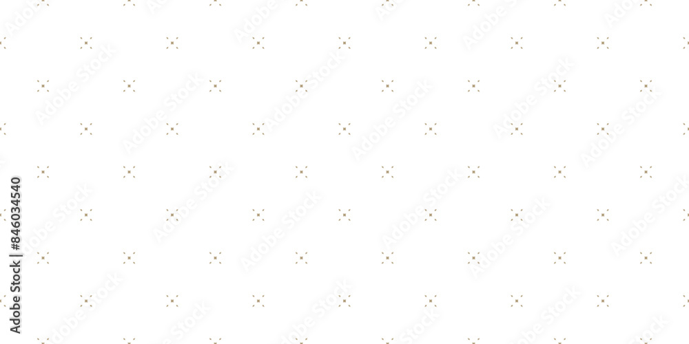 Vector minimalist pattern with tiny golden diamond shapes, small stars ...
