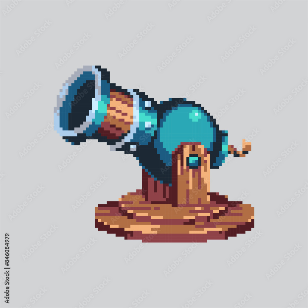 Pixel art illustration Canon. Pixelated Canon. Canon pixelated for the ...