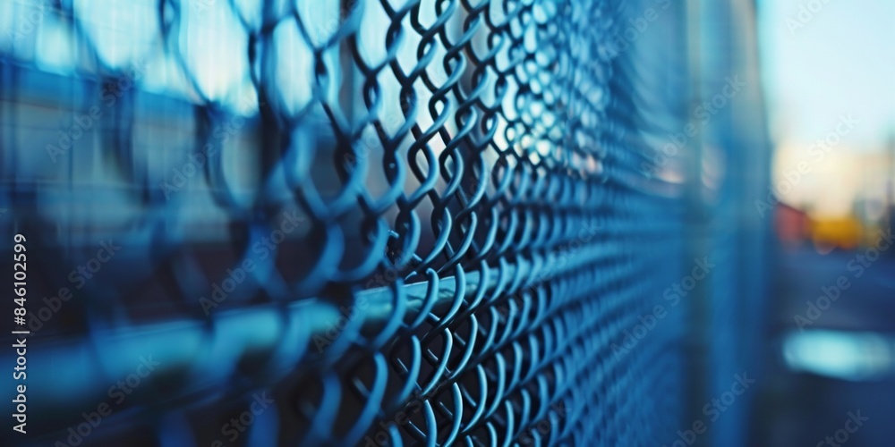 metal mesh manufacturing, real life, facade, expanded metal mesh Stock ...