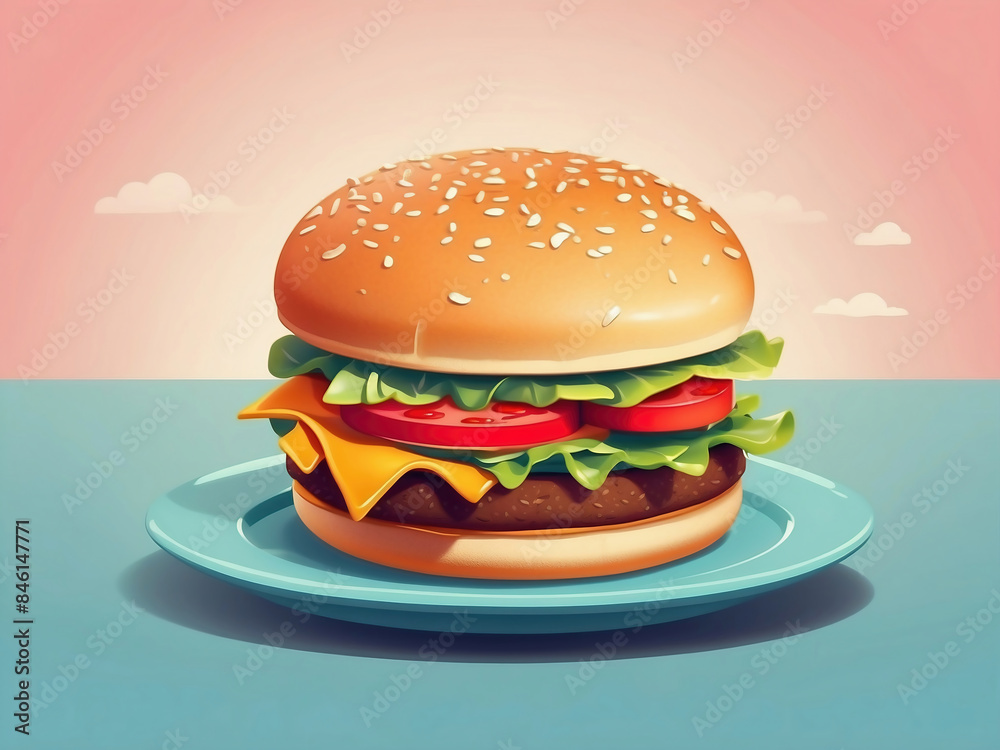 hamburger, burger, fast food, beef, grill, cheeseburger, fries ...