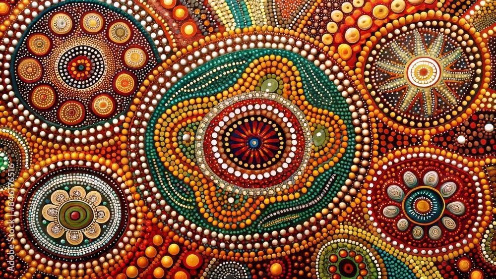 Ai-Generated Abstract Image Capturing The Essence Of Australian ...