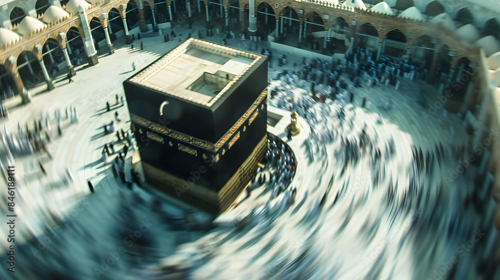 MECCA, Saudi Arabia Inside the Masjid Al Haram in Mecca is the center ...