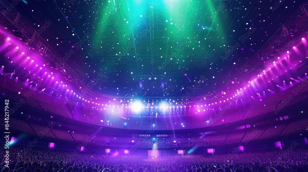 ภาพประกอบสต็อก huge music arena 12k high resolution high resolution ...