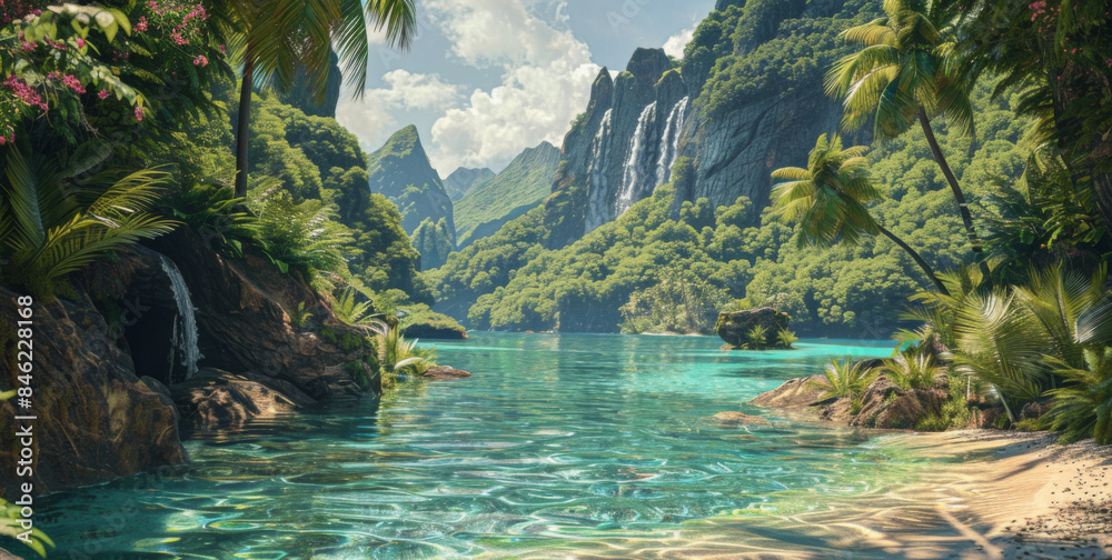 envision themselves embarking on an adventure to a secluded tropical ...