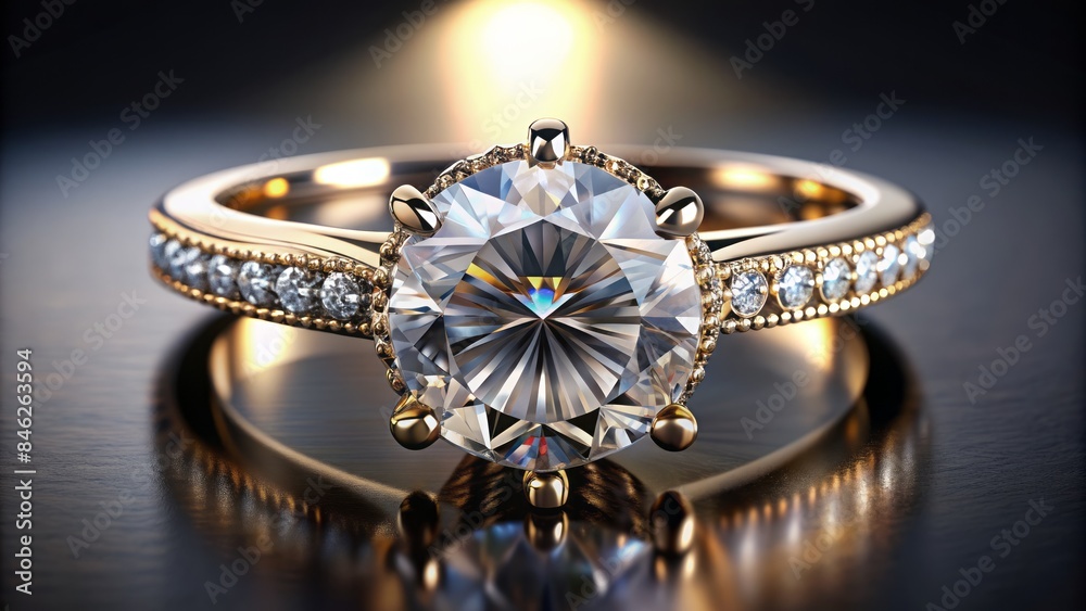 Foto de Generate A 25-Word Description For A Shiny Diamond-Studded ...