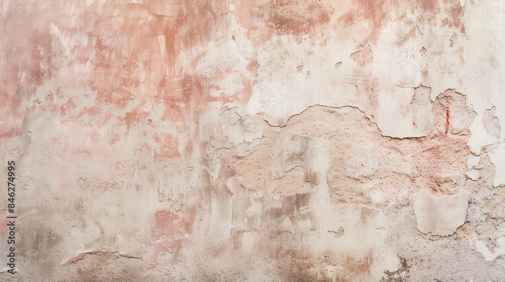 Rustic Textured Wall with Subtle Earth Tones Color Washing Technique ...