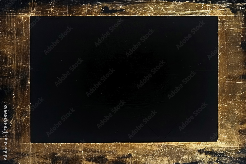 Aged Gold Border Effect Photo Overlays - Elegant and Vintage Photo ...