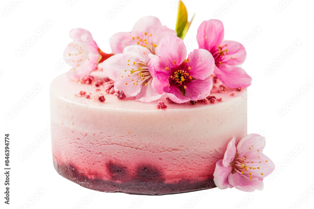 Abstract Jackson Pollock Cake isolated on transparent background Stock ...