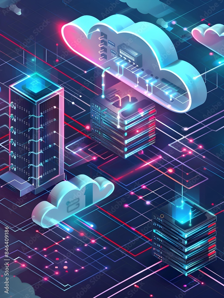 Serverless technology on hybrid cloud network with modern digital ...