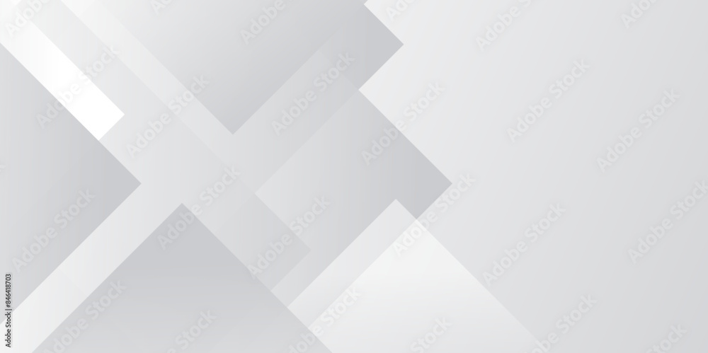 Abstract white and grey triangle overlay texture background. Modern ...