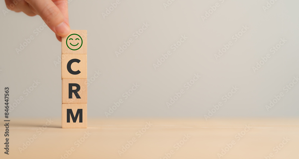 CRM, Customer relationship management concept. Customer satisfaction ...