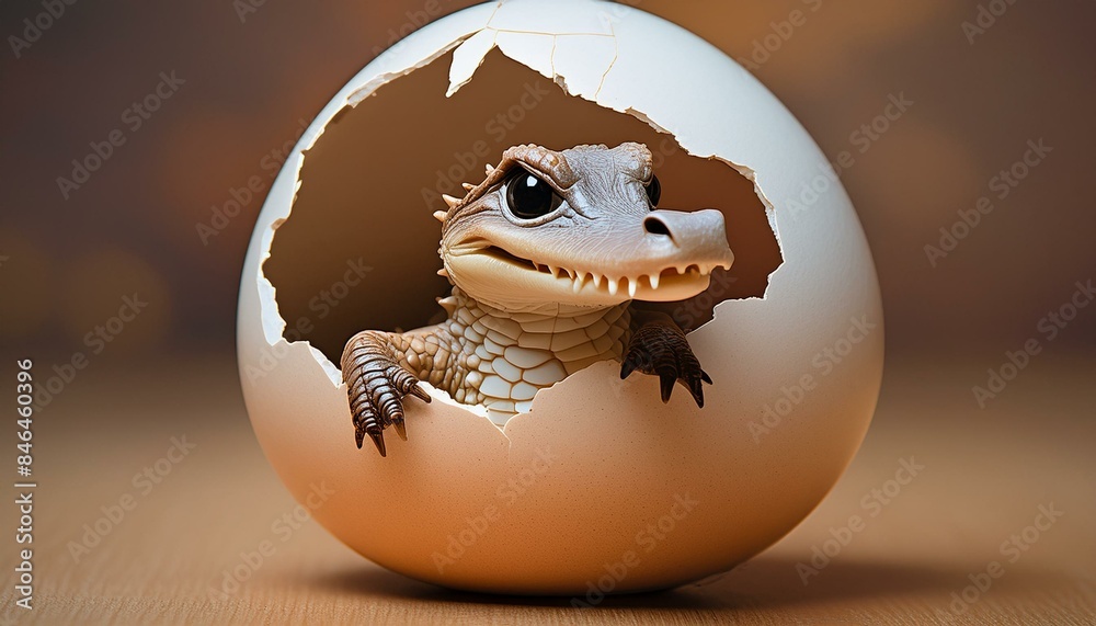 The egg life birth,,Hatchlings of the Nile: A Little Crocodile Emerges ...