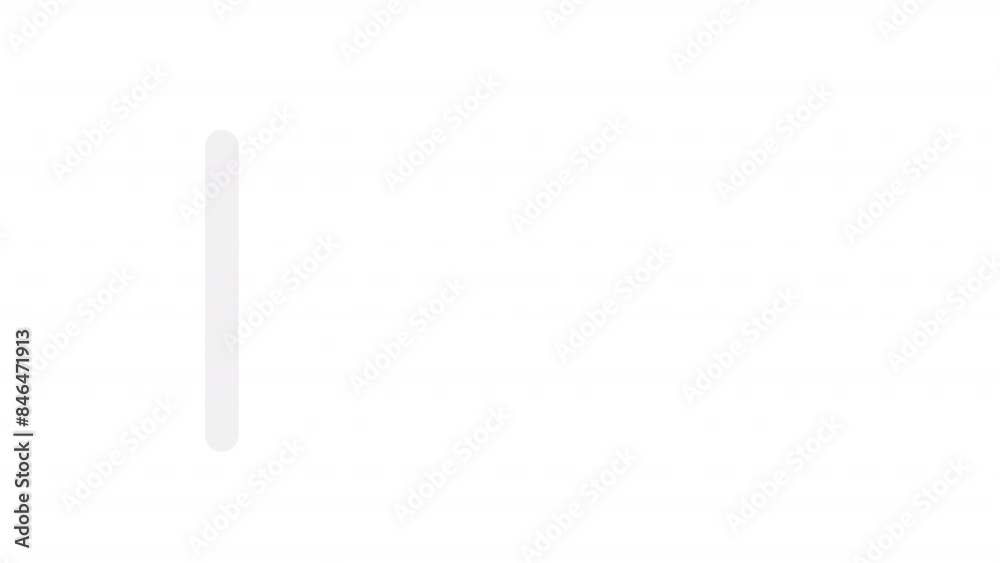 Animated search bar icon. Magnify glass line animation. Moving ...