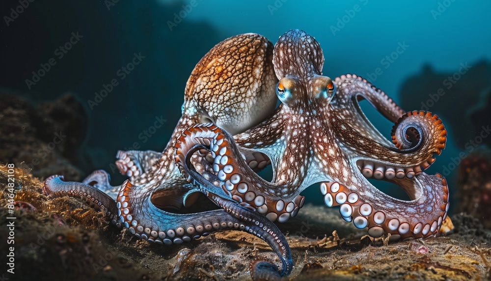 Majestic Moment: Rare Photo Captures Mating Pair of Big Blue Octopuses ...