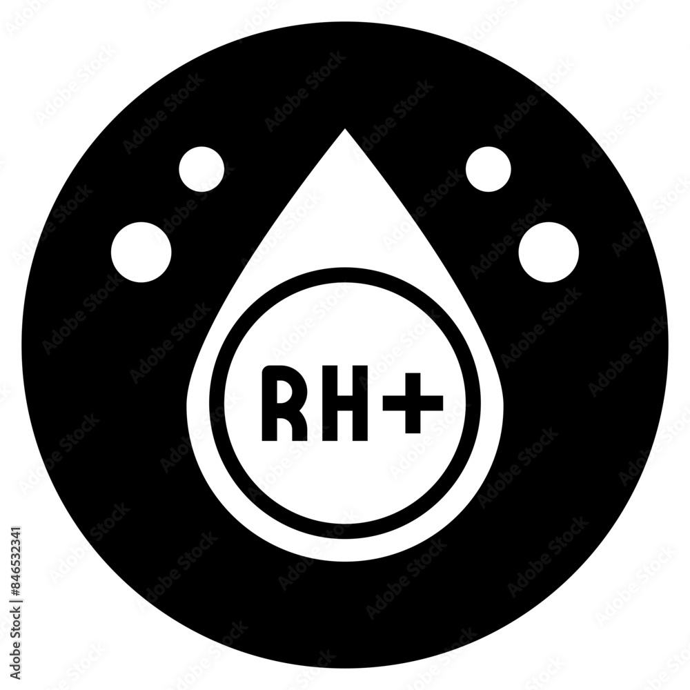 BLOOD RH POSITIVE,blood type,blood test,blood transfusion,donation.svg ...