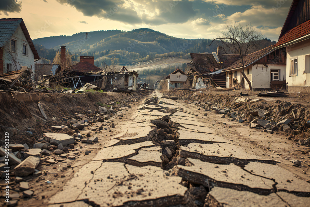 Devastating earthquake impacts rural villages, causing severe ...