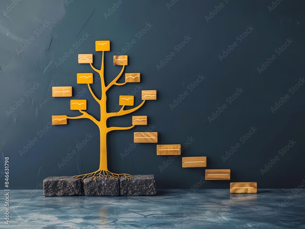 Tree Diagram A clean, simple tree diagram showing organizational roles ...