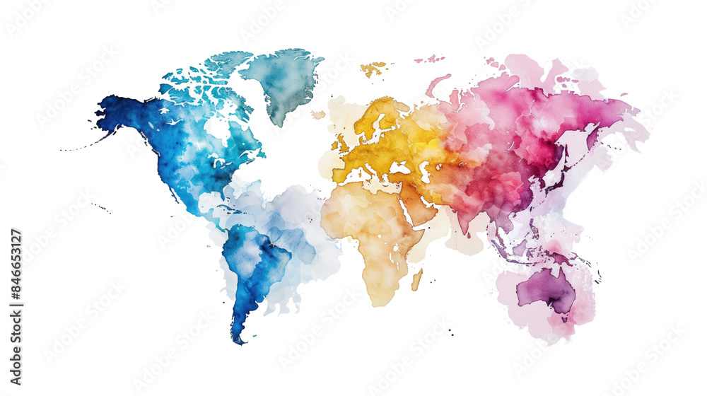 World map on a transparent background Stock Illustration | Adobe Stock