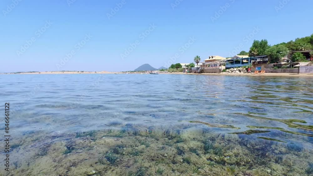 Footage of the beautiful coastal front of St George South to the south ...
