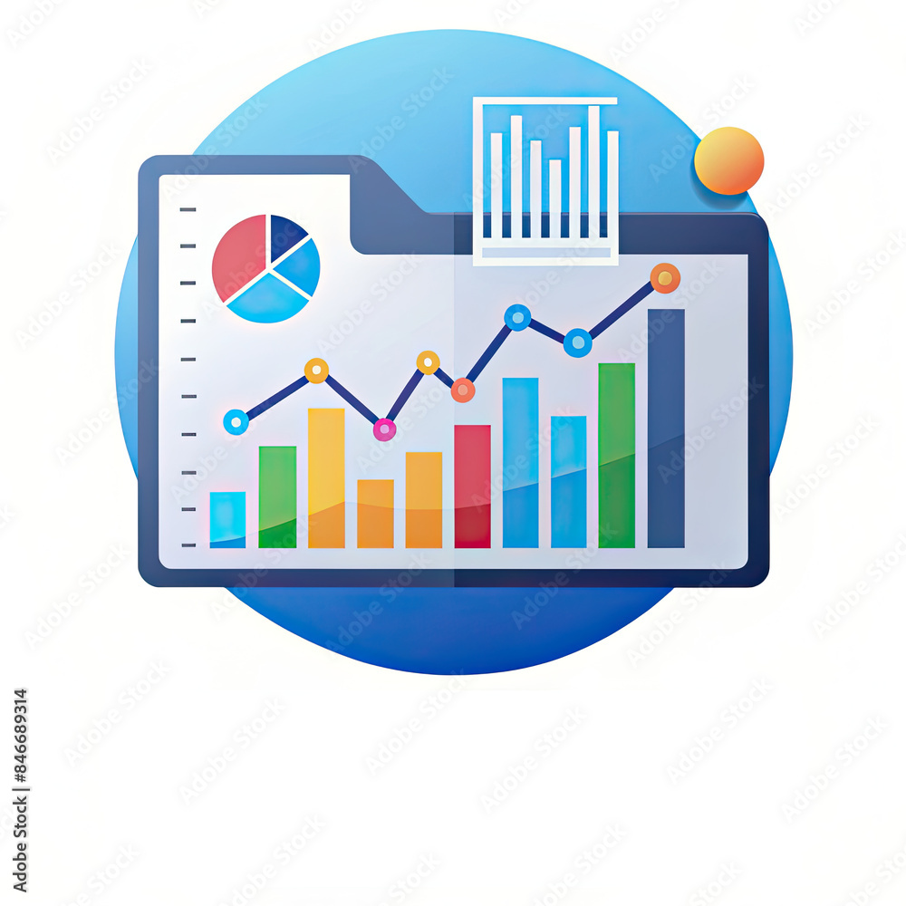 Marketing and Data Analysis Infographics Backgrounds Visual Templates ...