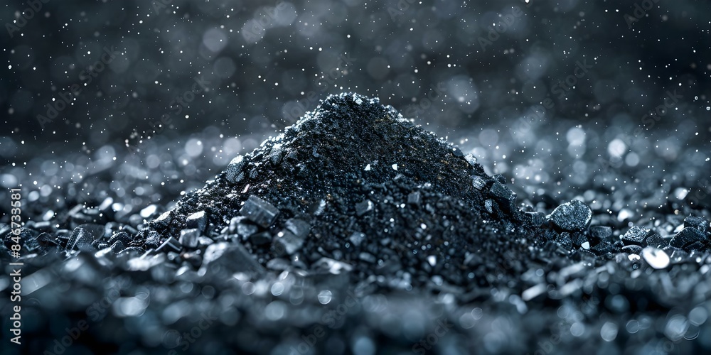 Stockillustratie Visual Representation of Lithium Ion Battery Mineral ...