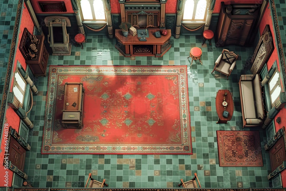 DnD Battlemap Mansion Room Battlemap..createObjectEldritch$conjurer ...