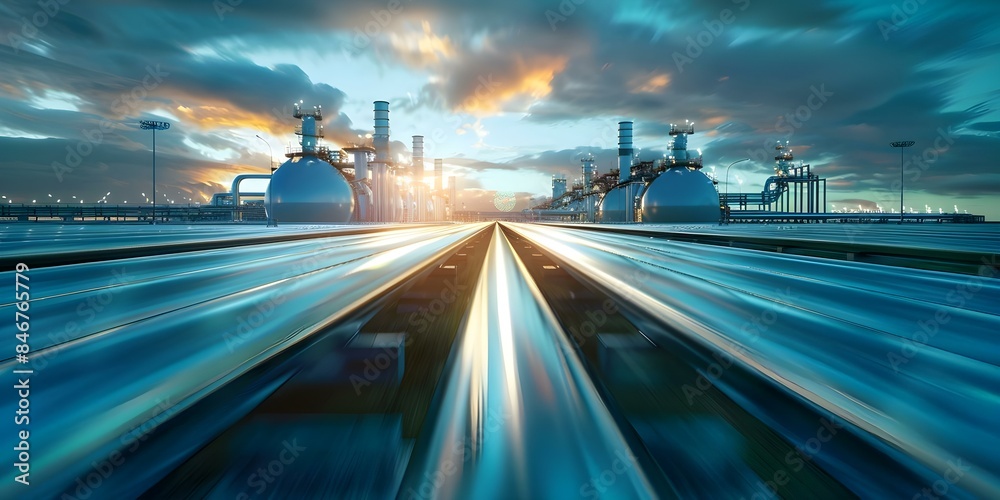 Visualizing 3D pipelines in an LNG terminal for strategic planning and ...