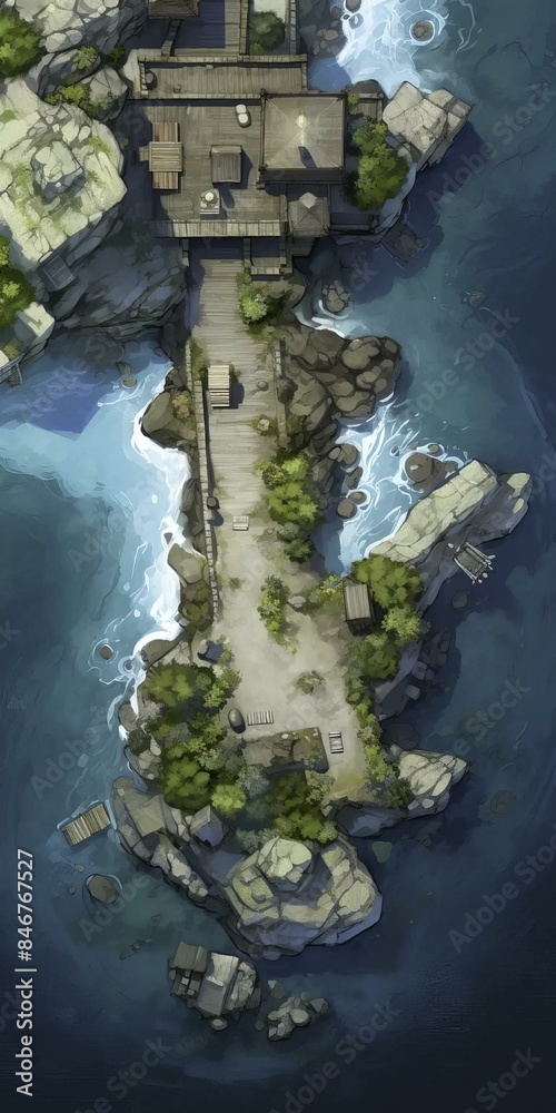 DnD Battlemap Port of the Oceans Oracle - nom d'origine: port_of_the ...