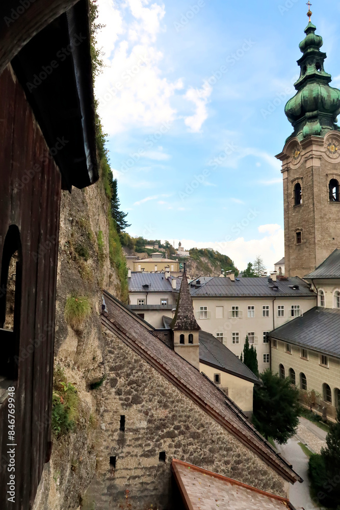 Inside the catacombs of Salzburg at the St., Saint Peter's Cemetery ...