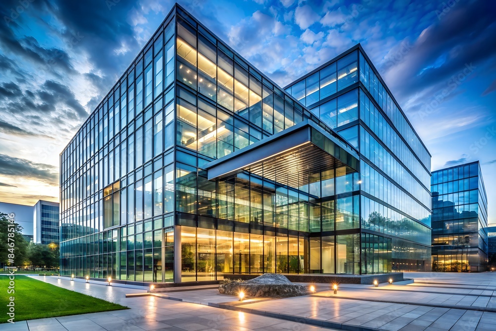 Immerse yourself in the sleek elegance of contemporary architecture ...