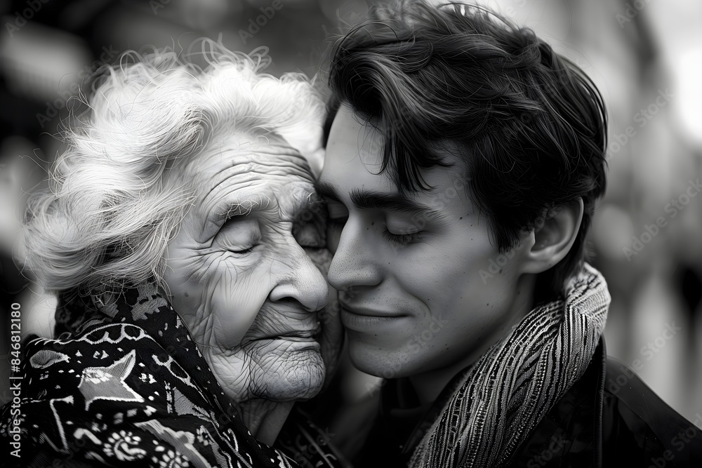 Foto de Age gap love between two people of different generation groups ...