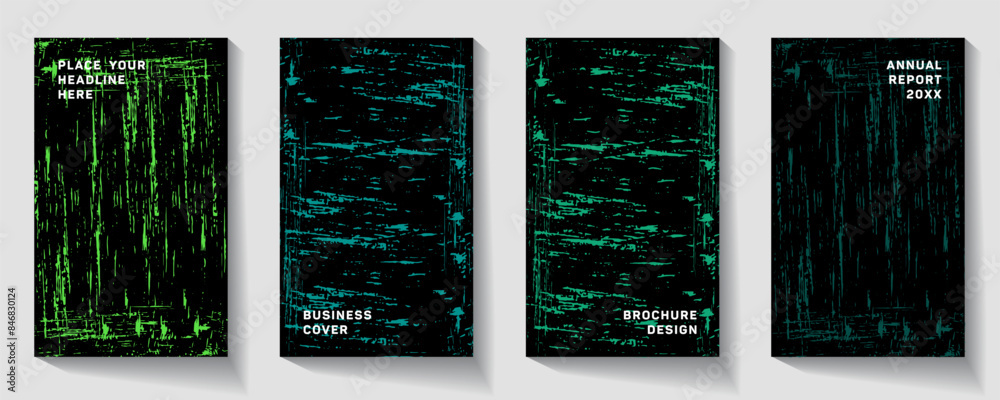 2d memphis notepad cover background. Cool memphis template front page ...