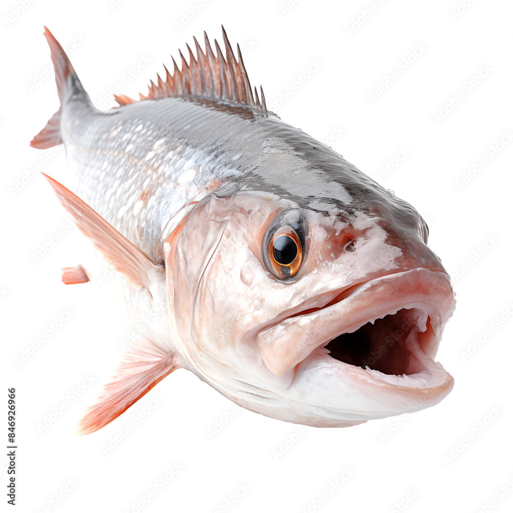 Alaskan Pollock Smile Cut Out Png on Transparent Background Stock ...