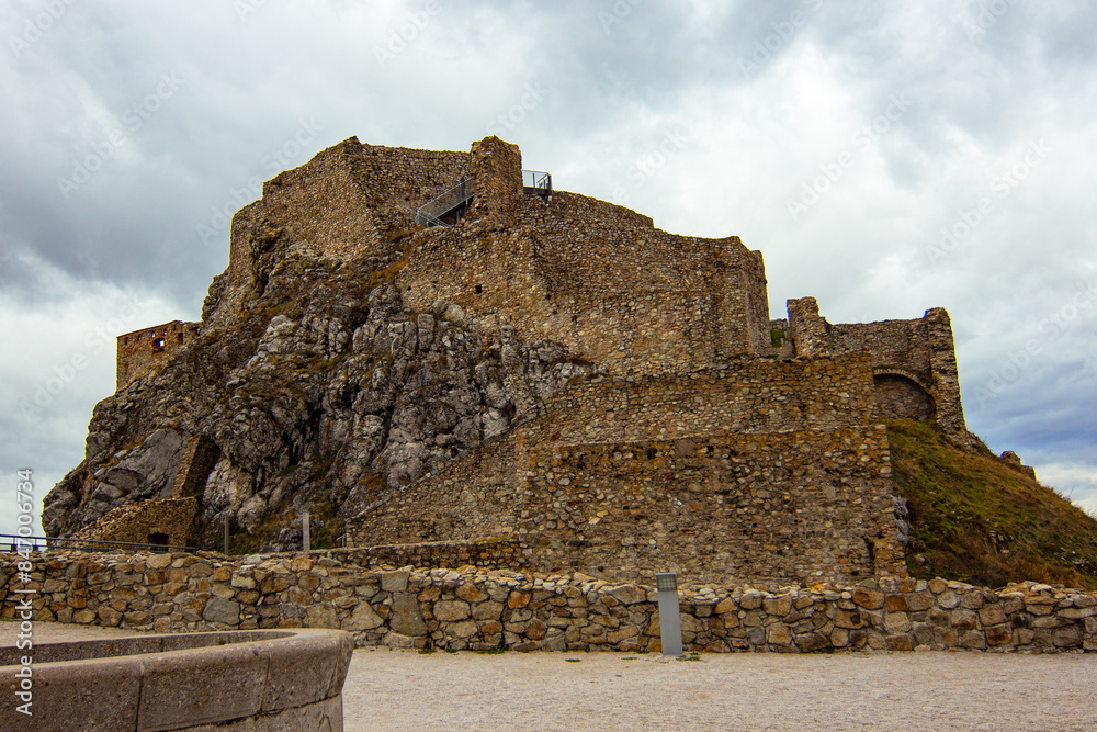 Acropolis of Devin castle (Slovak: Devinsky hrad), one of the oldest ...