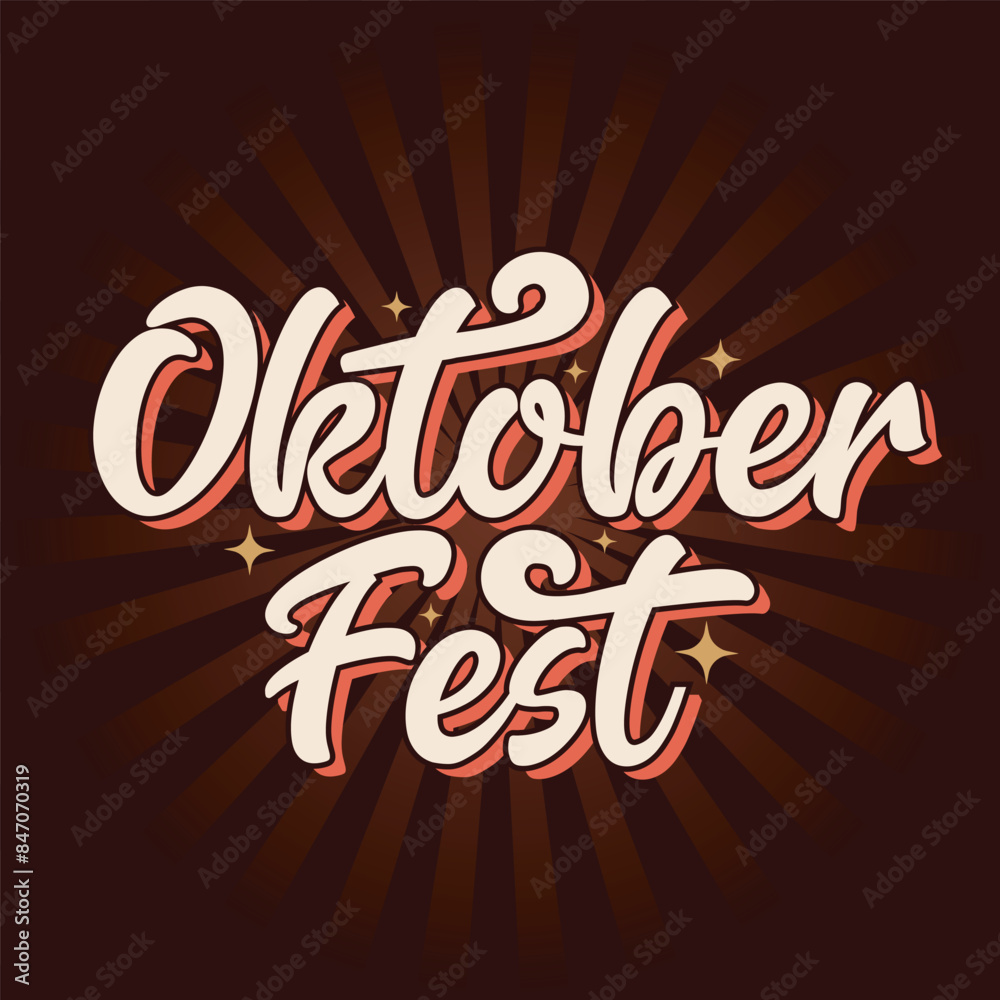 Oktoberfest typography template, banner, poster flyer design. Oktober ...