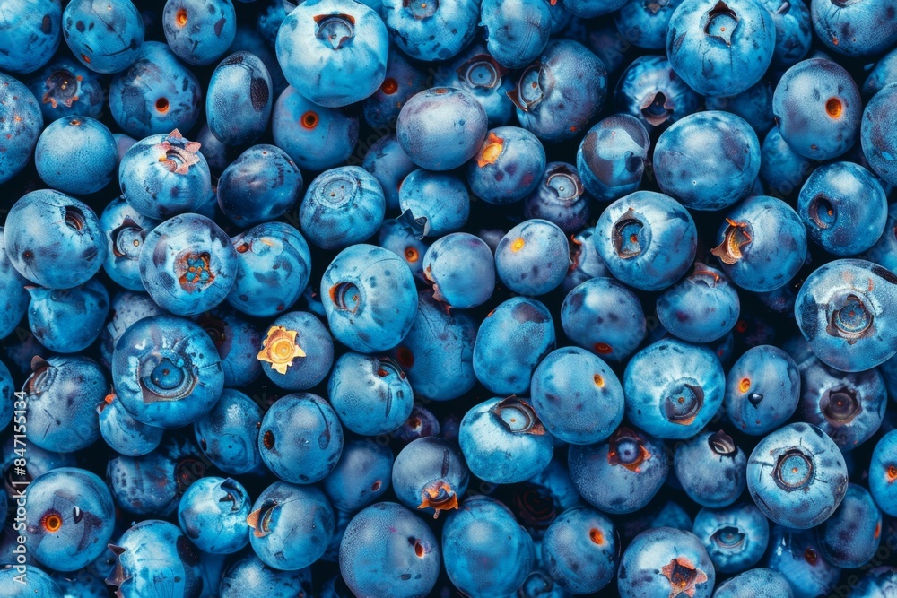 Blueberry texture background, Cyanococcus fruits pattern, blue purple ...