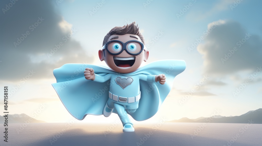 Toothpaste hero a whimsical superhero battling dental cavities in a ...