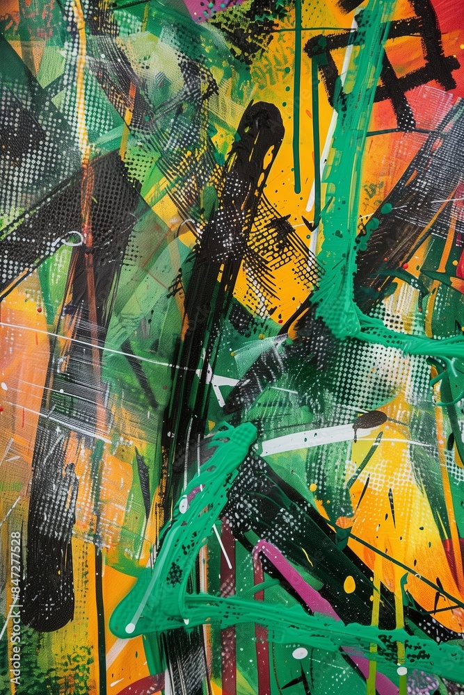 Red rough background with peeling paint and color streaks. Surface with ...