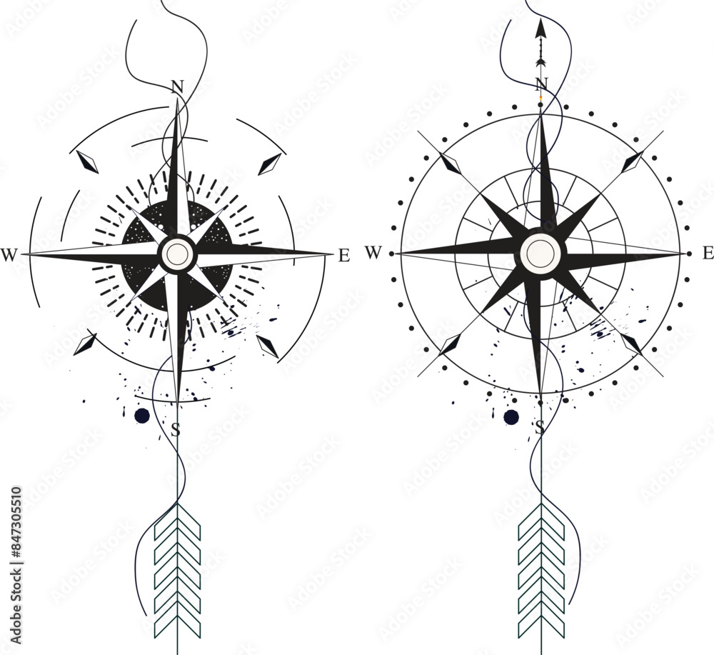 Compass Svg Compass Rose Svg Bundle Compass Dxf Kompass Svg