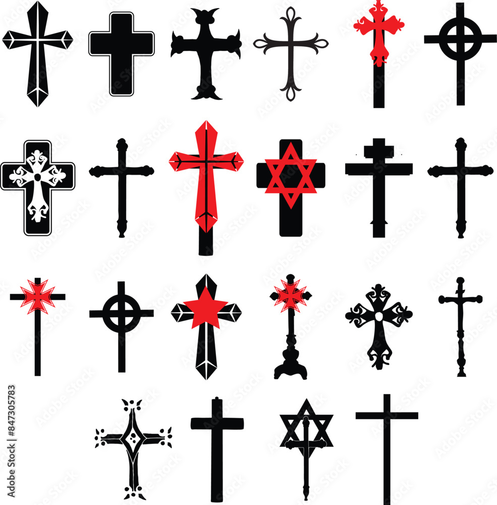 Cross Svg, Cross Svg Bundle, Cross Png, Grunge Cross Svg, Jesus Cross ...